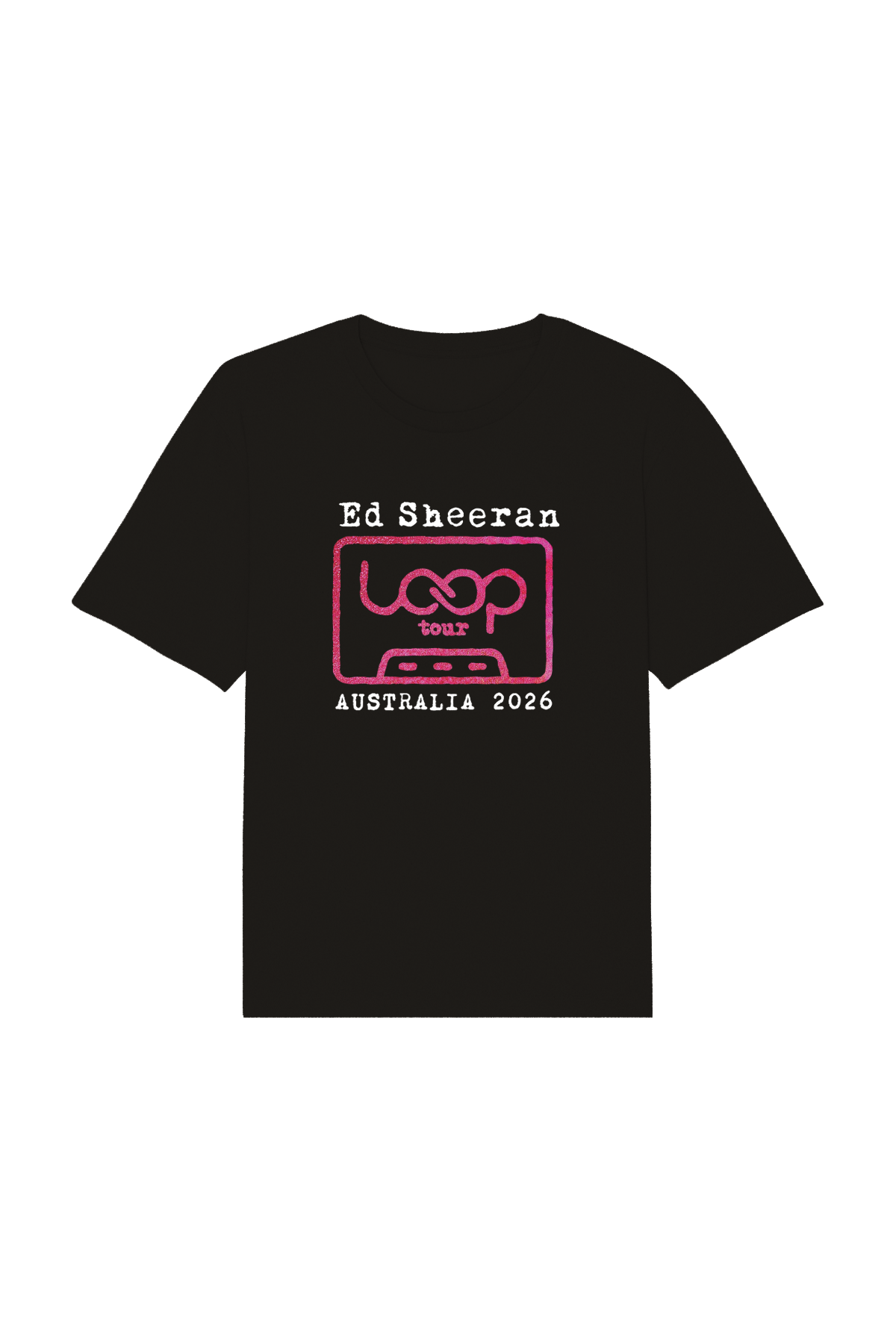 Ed Sheeran Loop Tour Shirt | Black – EZ Print Creations
