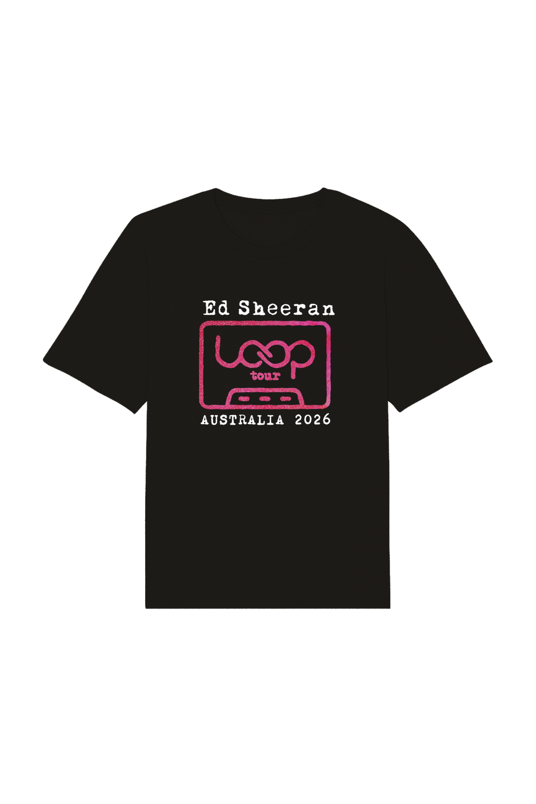Ed Sheeran Loop Tour Shirt | Black – EZ Print Creations