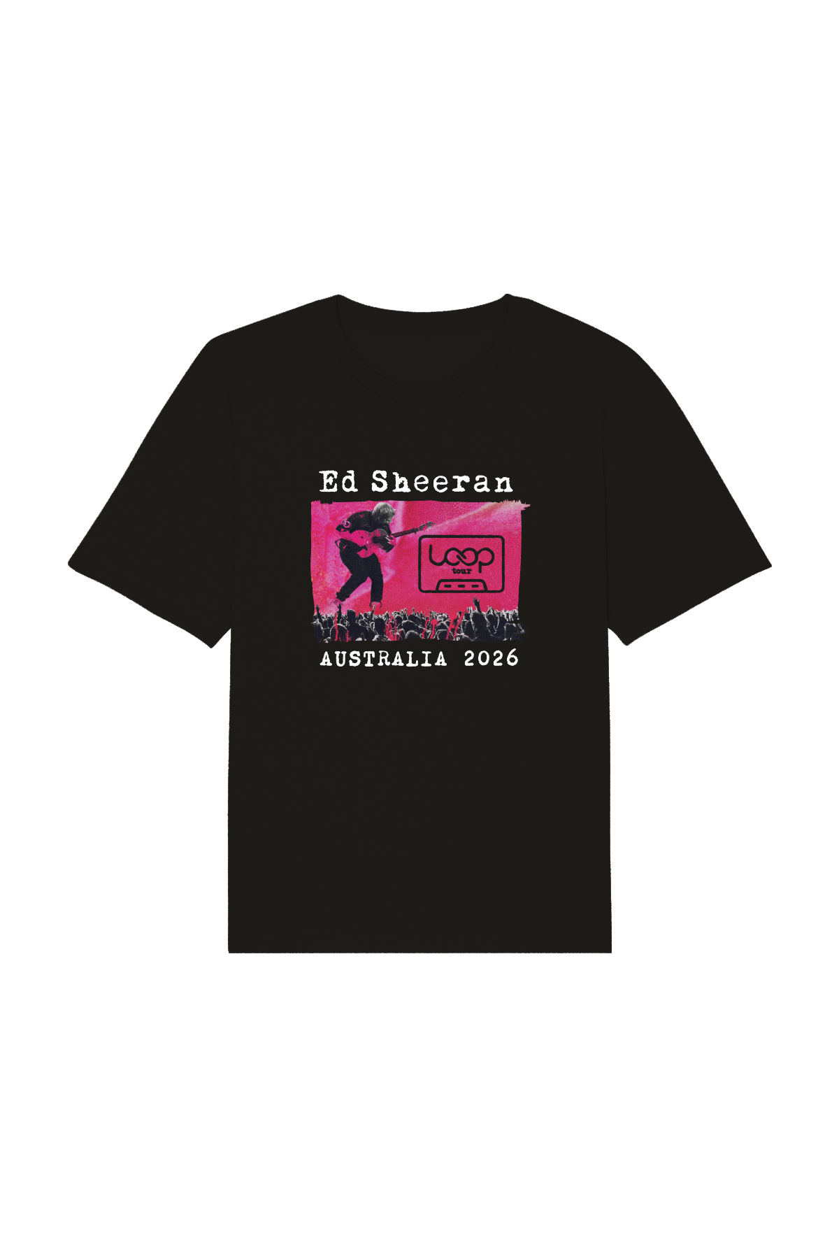 Ed Sheeran Loop Tour Shirt | Black. – EZ Print Creations
